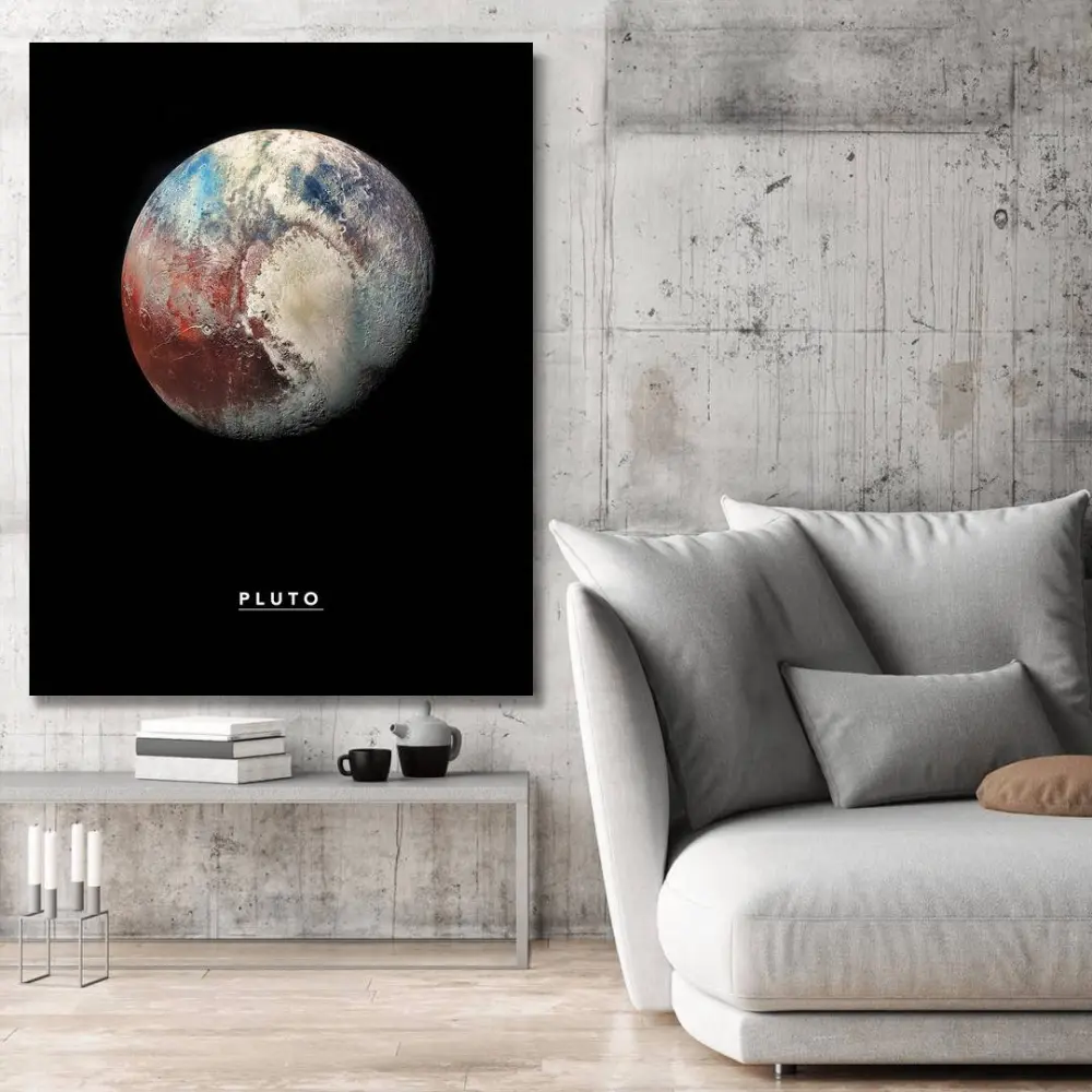 Pluto Tapet Fototapet Pentru Copii, Spatiul Cosmic, Planetele Si